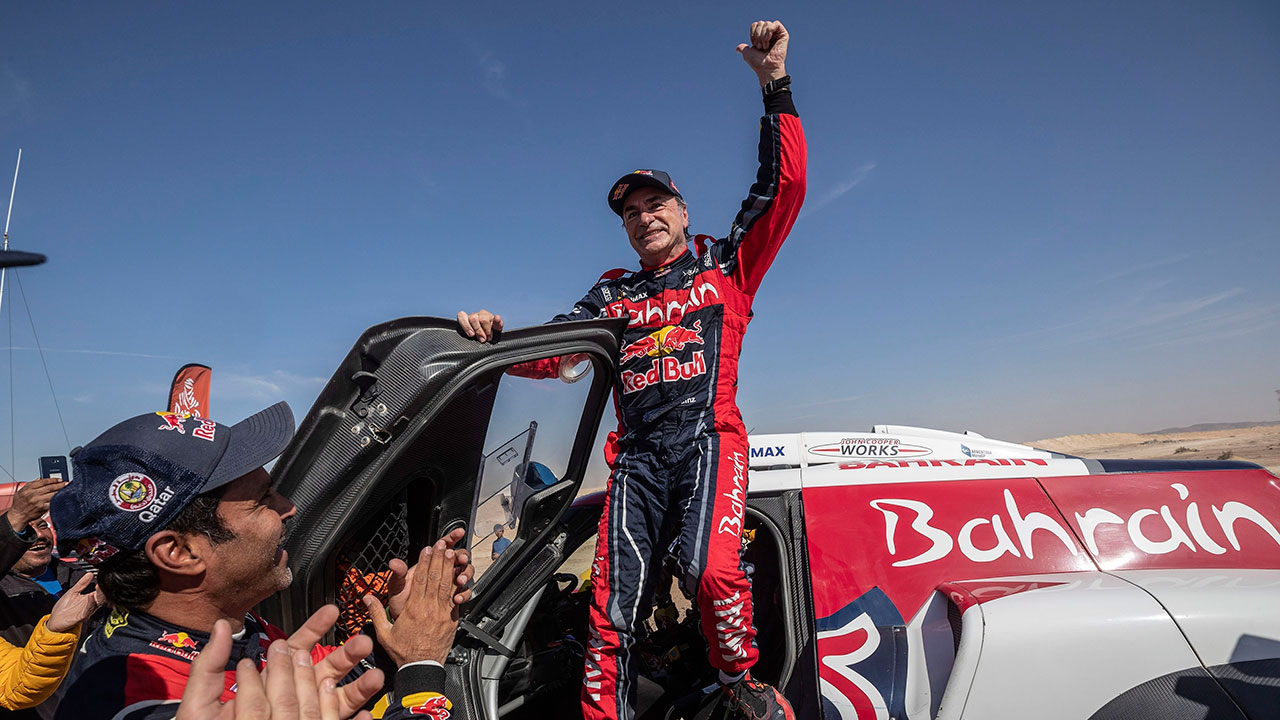 Sainz wins a third Dakar Rally title, rider Brabec claims his first