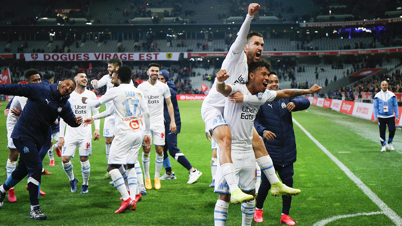 Marseille closes on Champions League as rivals drop points