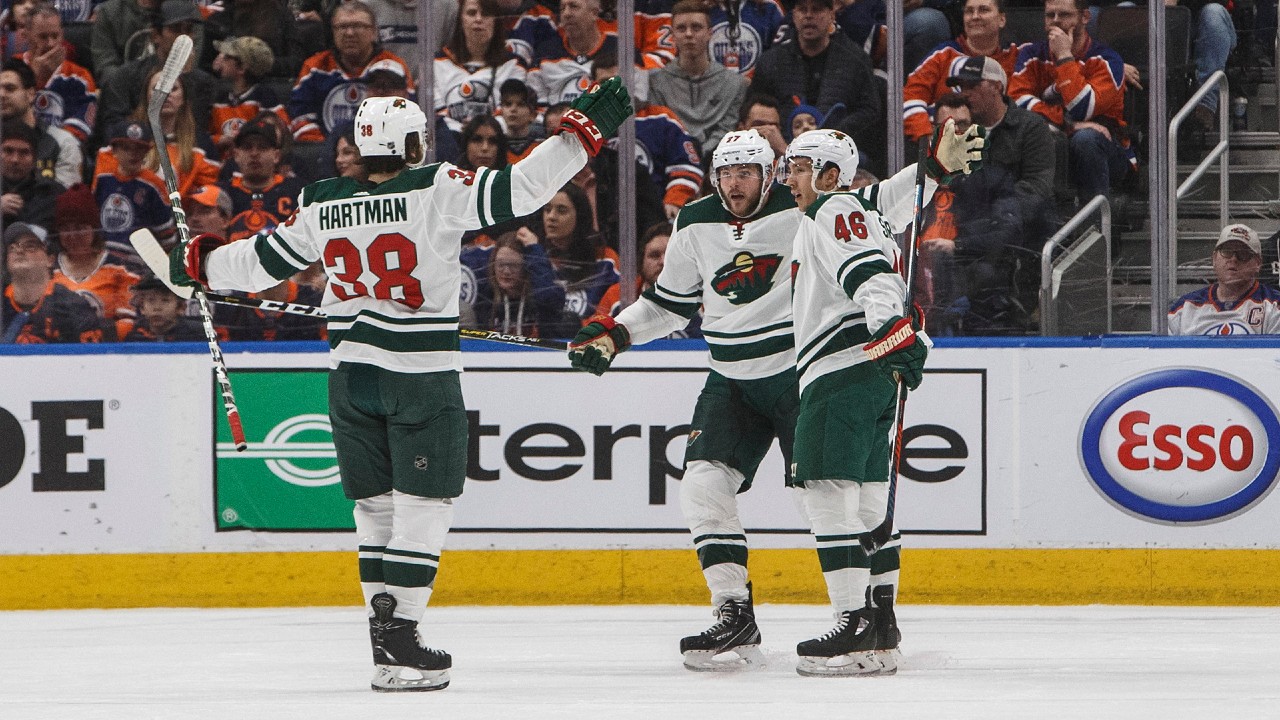 Jared Spurgeon records hat trick to lead Wild over Oilers