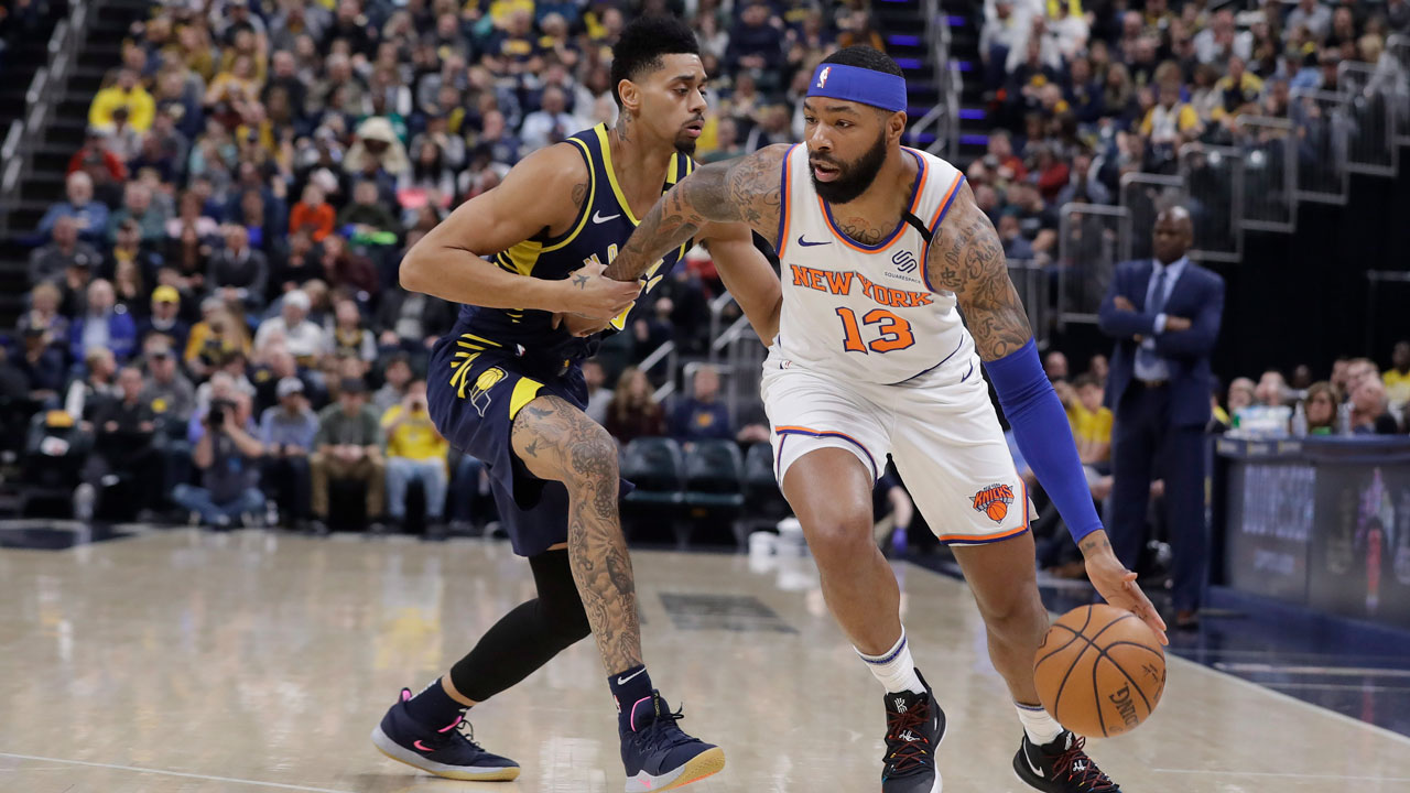 Marcus Morris scores 28 points, leads Knicks over Pacers