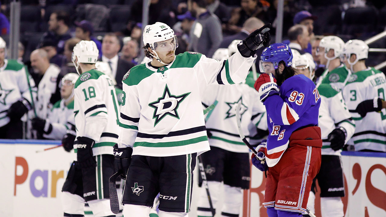 Emotional Johns scores first goal as Stars beat Rangers