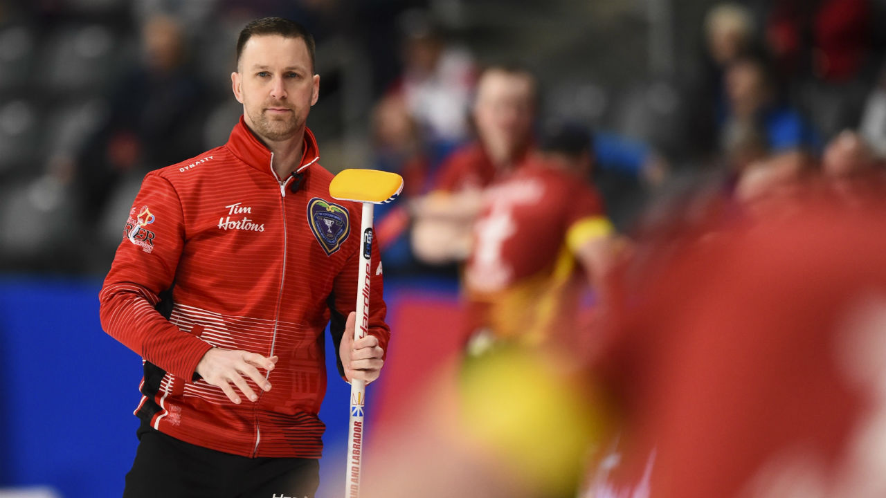 N.L.’s Brad Gushue beats Nunavut’s Higgs at Tim Hortons Brier