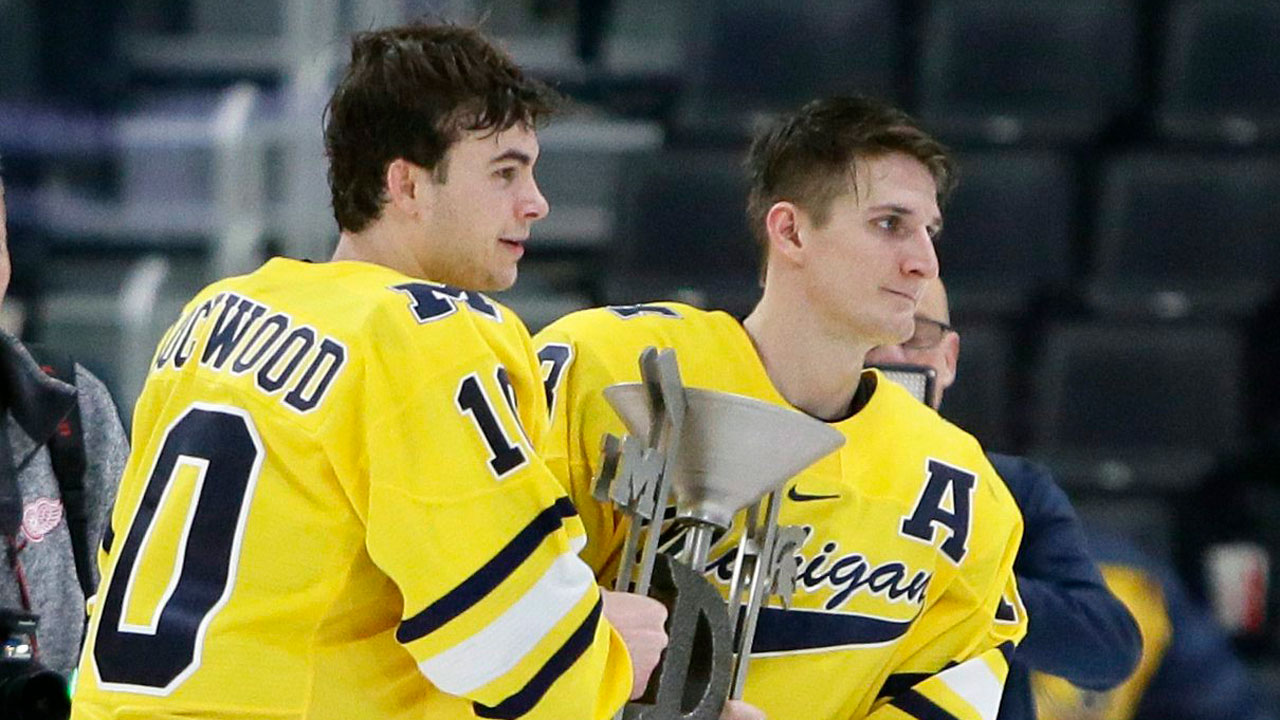 Canucks sign Michigan forward Will Lockwood to two-year, entry-level deal