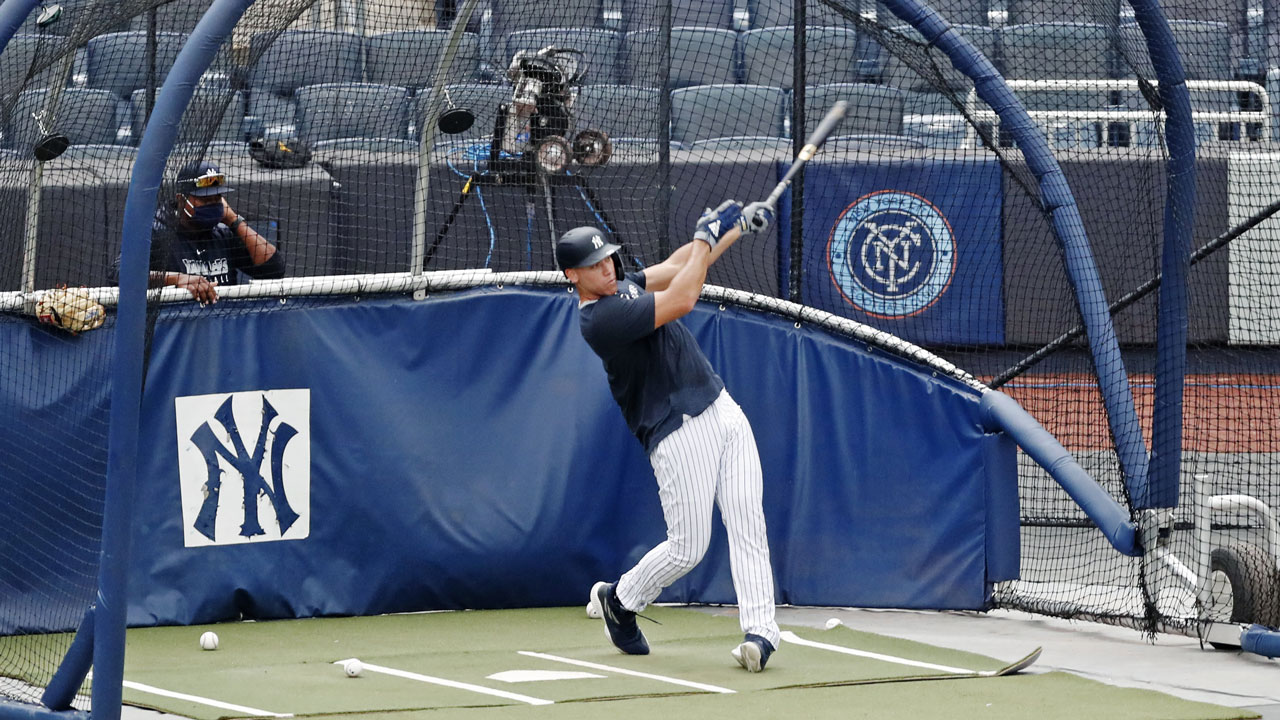 Yankees’ Judge out second straight day with stiff neck