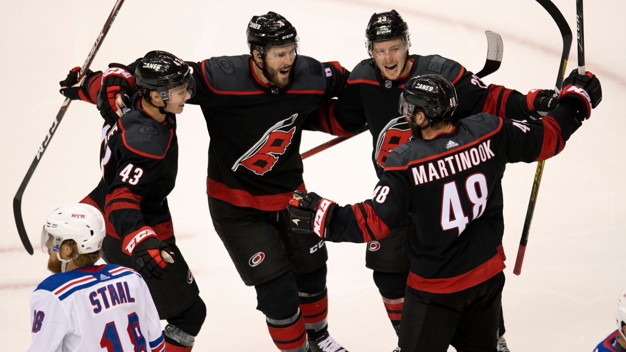Hurricanes sweep Rangers to reach first round of Stanley Cup Playoffs