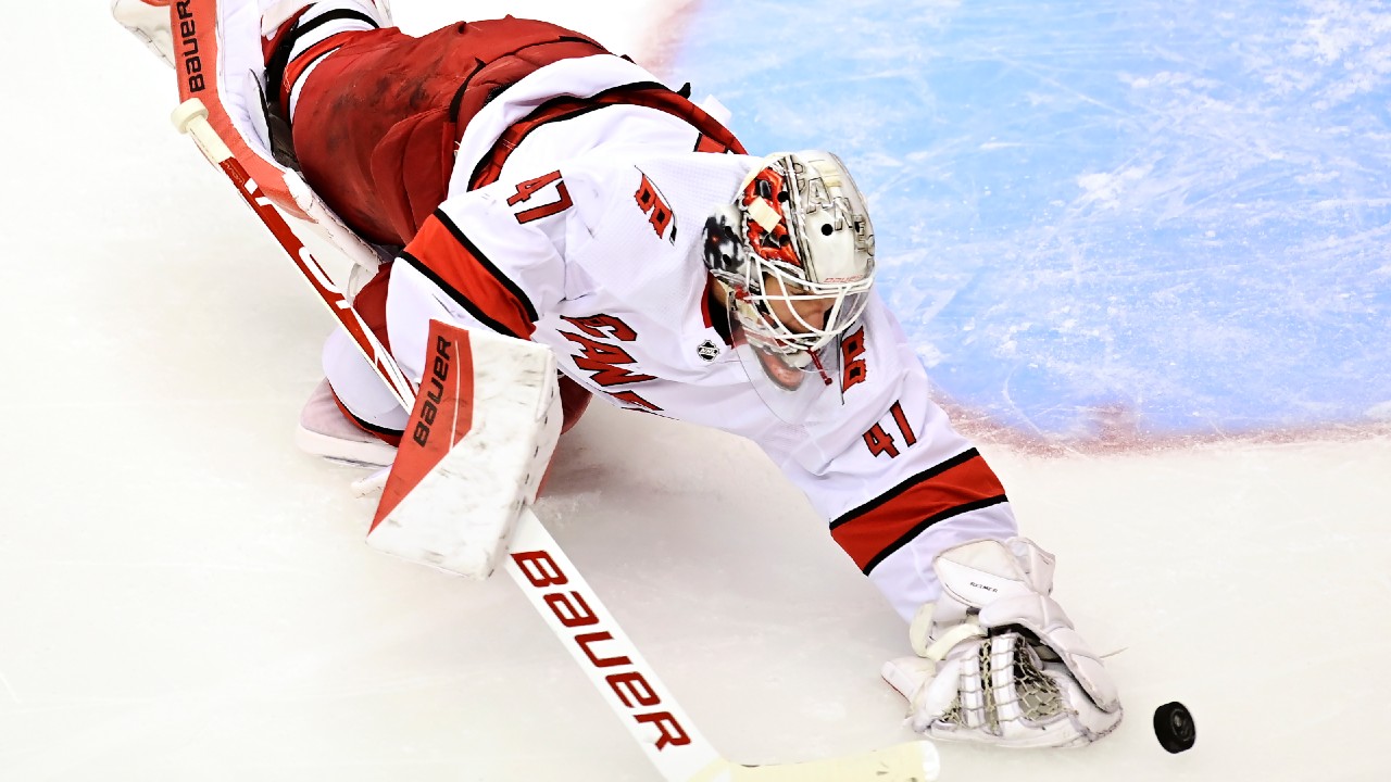 Hurricanes’ James Reimer ‘incredible’ in first playoff start in 7 years