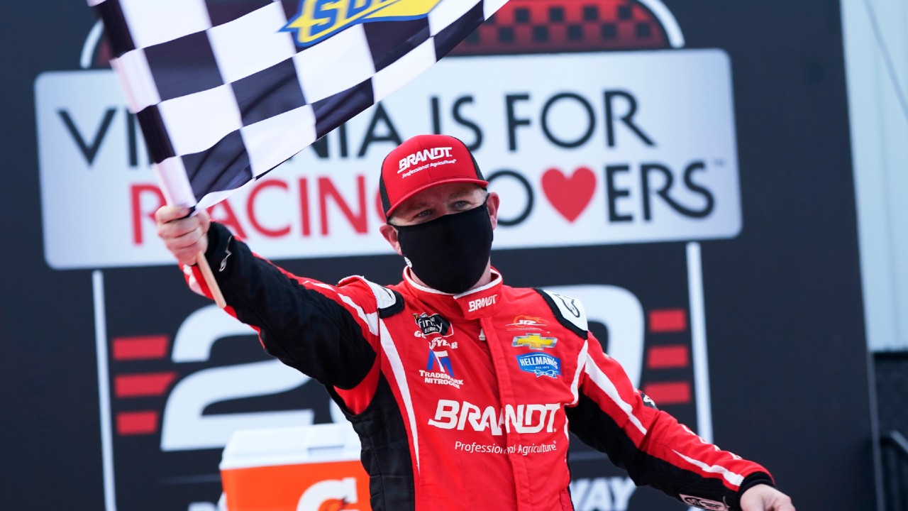 Allgaier holds off teammate to take Darlington Xfinity race