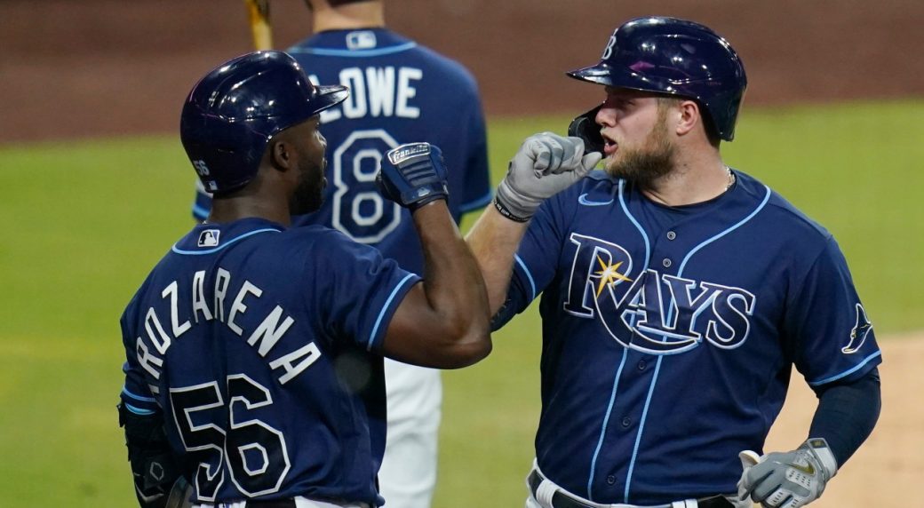 Rays run out to early lead, hang on to beat Yankees in Game 2