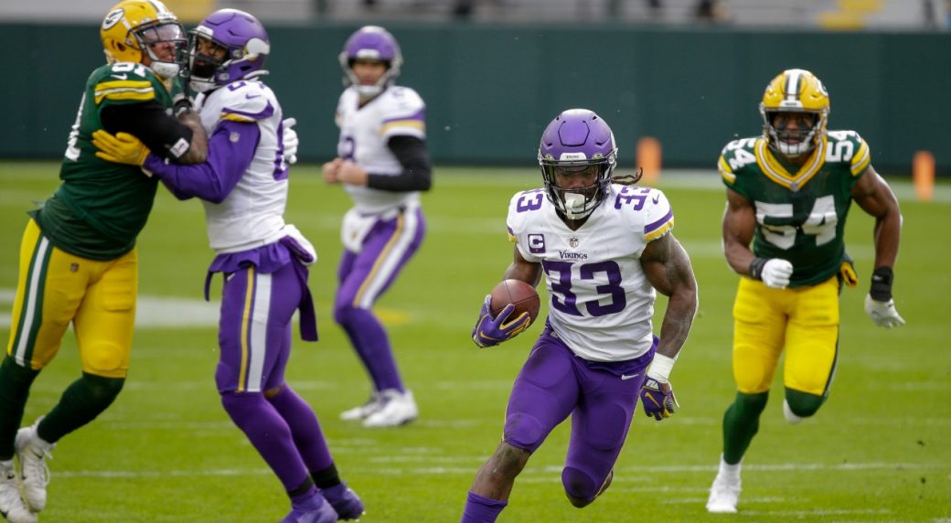 Cook's four touchdowns help Vikings knock off Packers