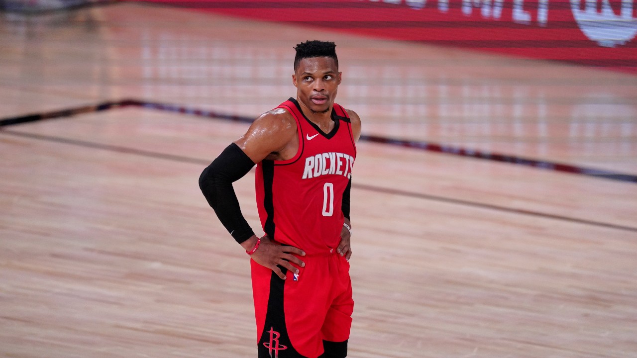 Rockets trade Westbrook to Wizards for Wall, first-round pick ...