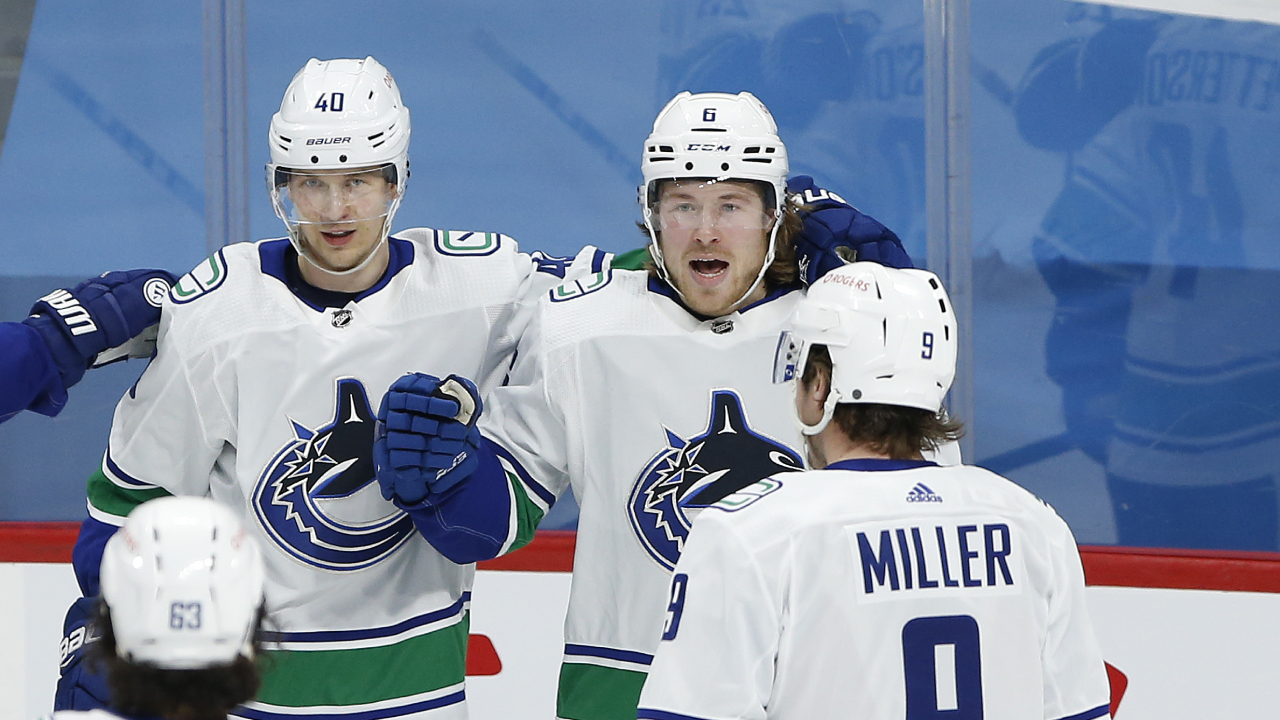 Boeser scores twice as Canucks down Jets for fourth straight win - Sportsnet.ca