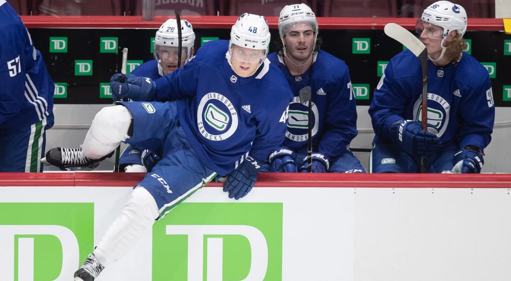 Canucks' Hoglander sparkling in first bid to earn spot with big club in ...