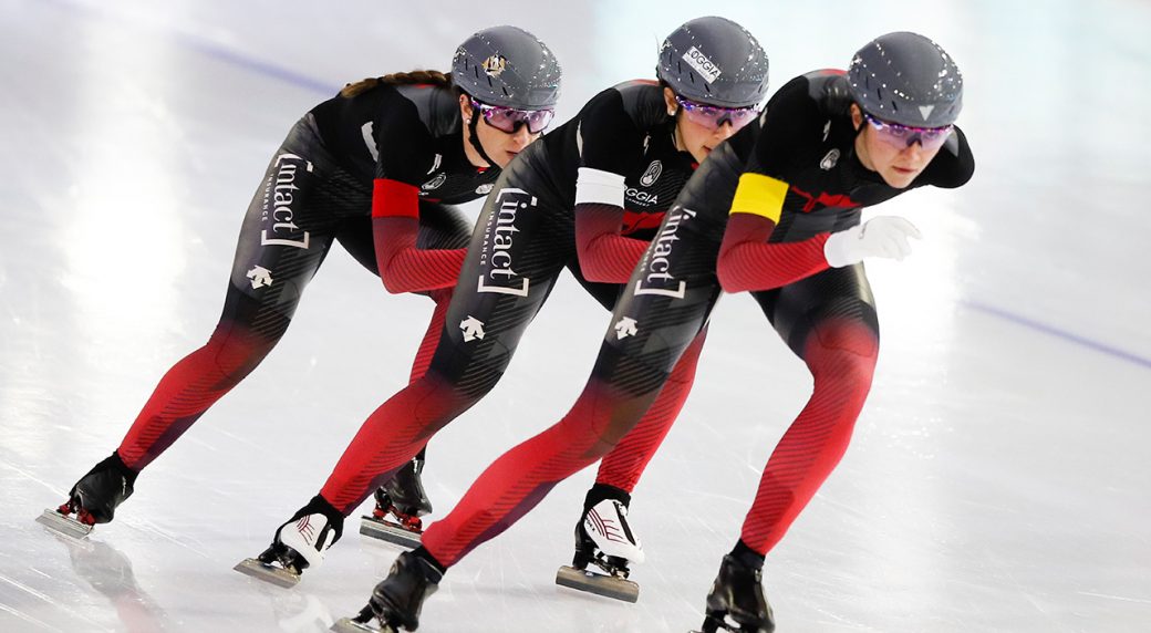Canadian women strike gold on return to World Cup speedskating