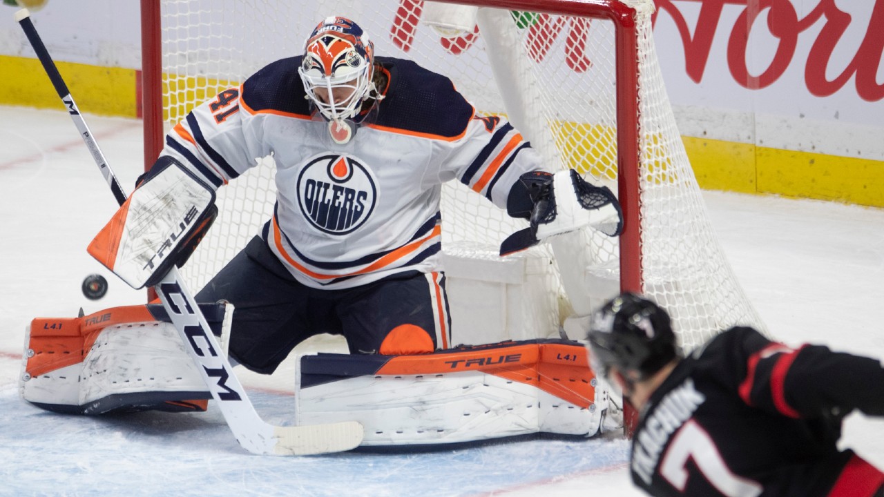 Oilers' Mike Smith provides 'boost' vs. Senators in season debut ...