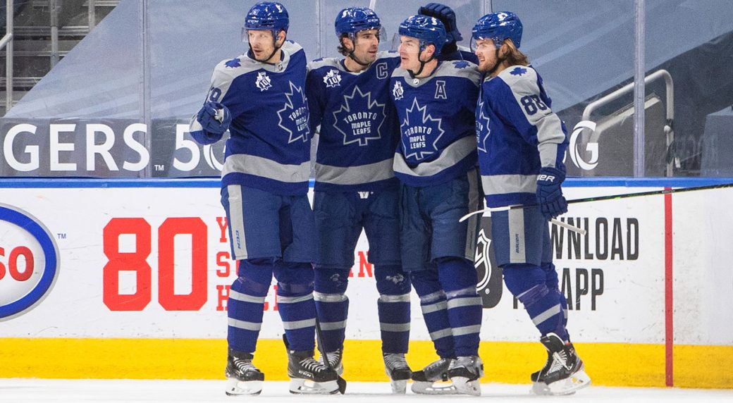 William Nylander scores twice as Maple Leafs rally past Flames in overtime