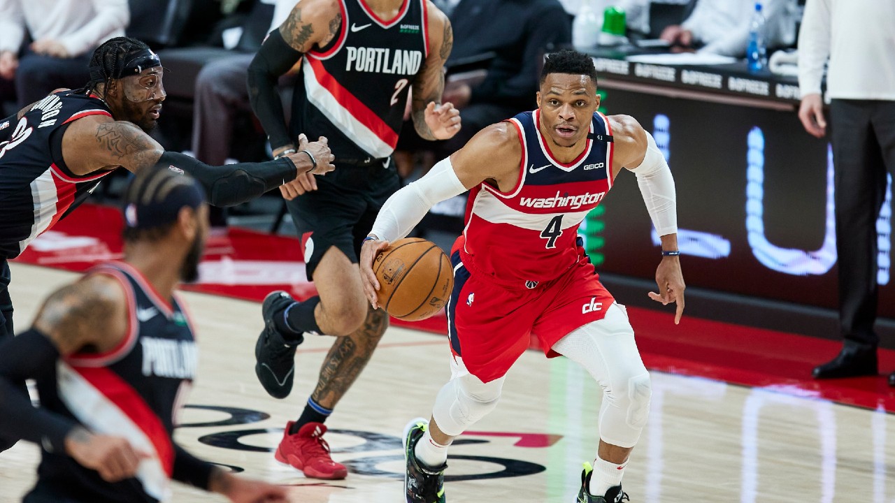Russell Westbrook gets triple double as Wizards beat Trail Blazers ...
