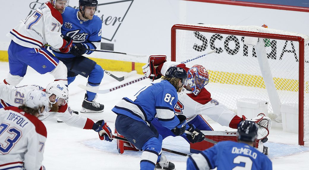 Connor scores twice, Ehlers nets winner as Jets edge Canadiens
