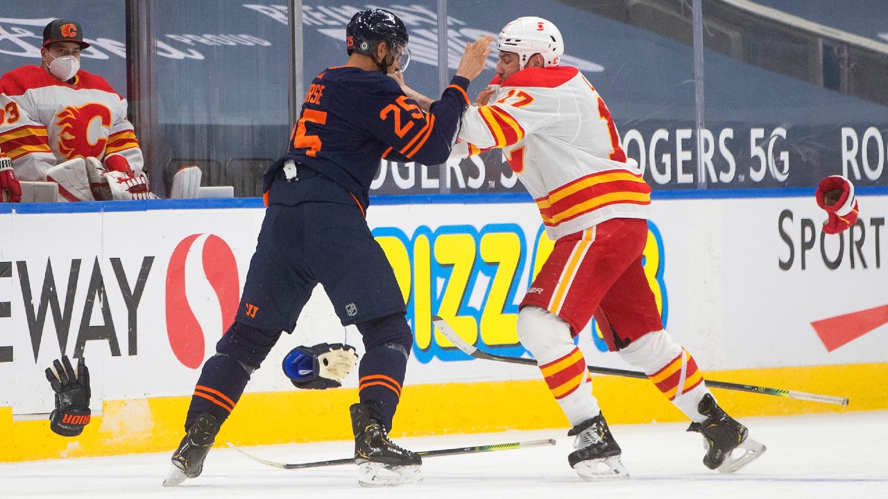 Flames start hot, burn out vs. Oilers as new coach Sutter watches from ...