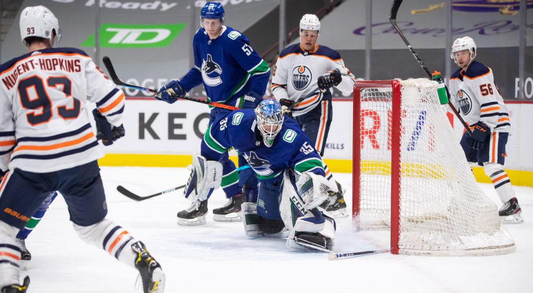 Demko makes 34 saves as Canucks close homestand with win over Oilers