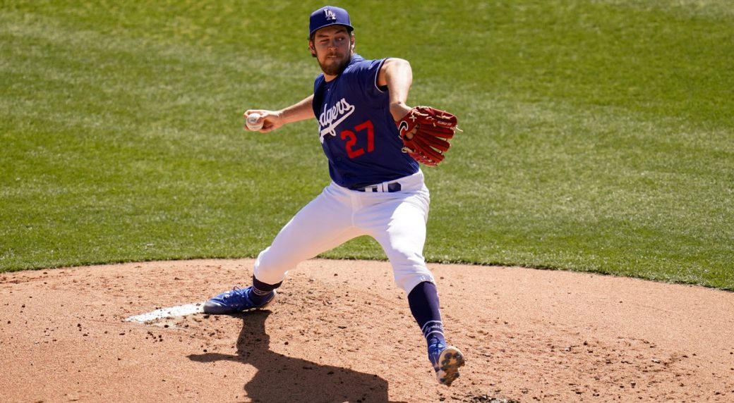Dodgers' Trevor Bauer shuts eye, pitches shutout ball in spring training