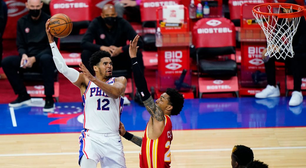 76ers clinch playoff spot with victory over Hawks
