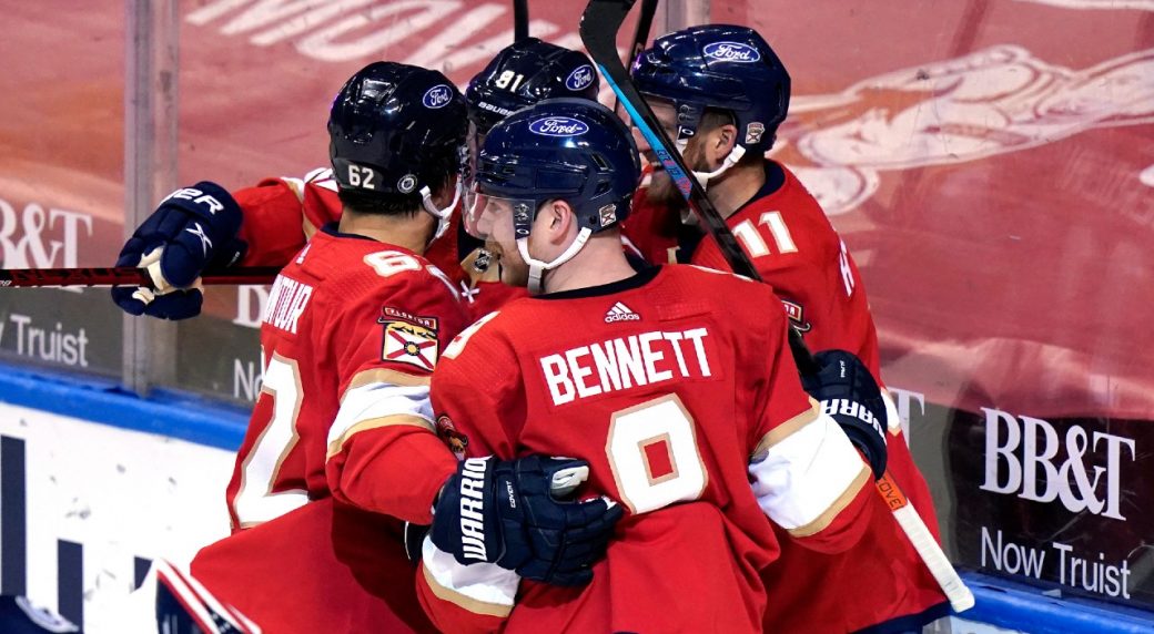 Bennett scores pair, Knight wins debut as Panthers top Blue Jackets