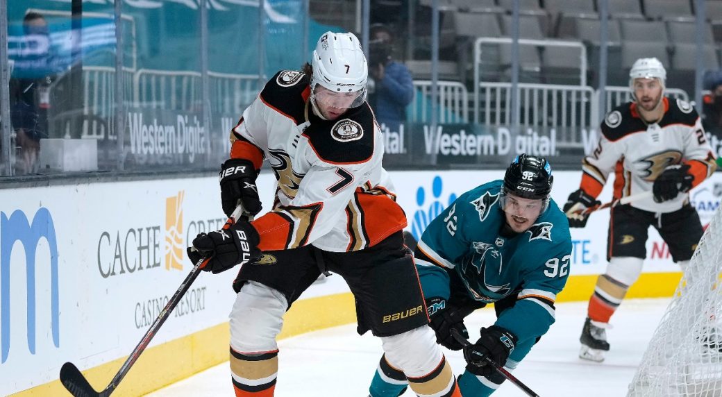 Maple Leafs acquire defenceman Ben Hutton from Ducks