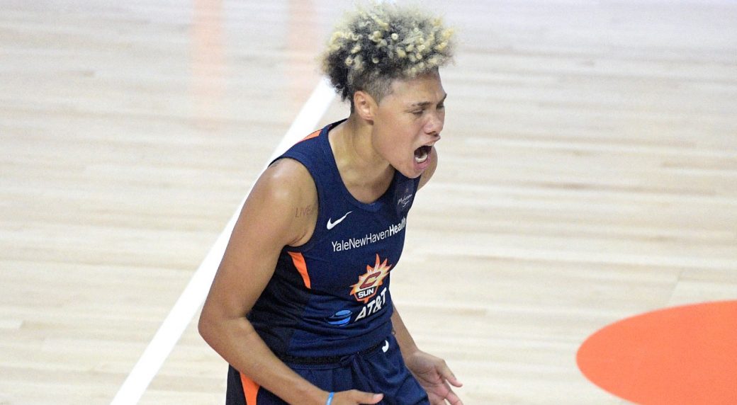 Hiedeman scores career-high 19 points to lead Sun past Fever