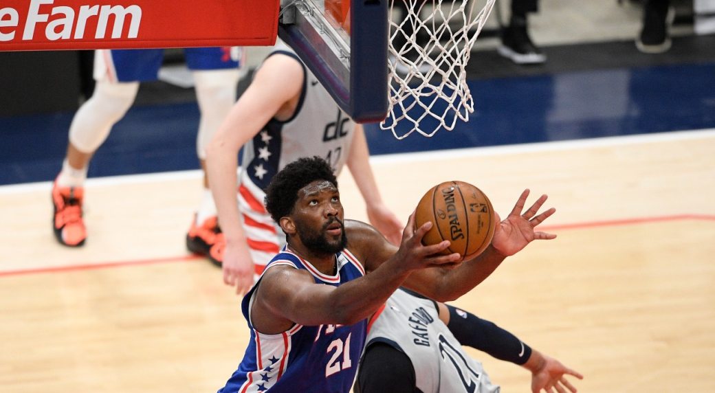 Embiid scores career playoff high 36 points, 76ers push Wizards to brink