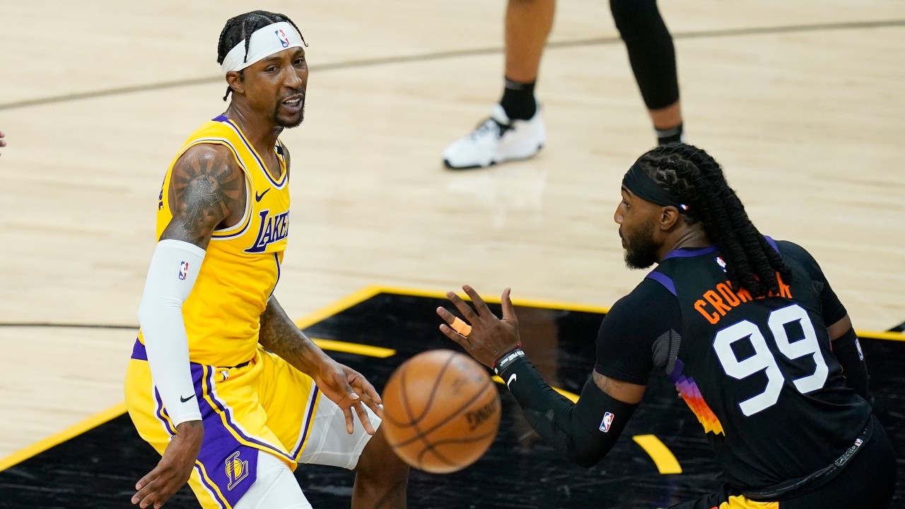 Lakers' Caldwell-Pope has knee bruise, no structural damage - Sportsnet.ca