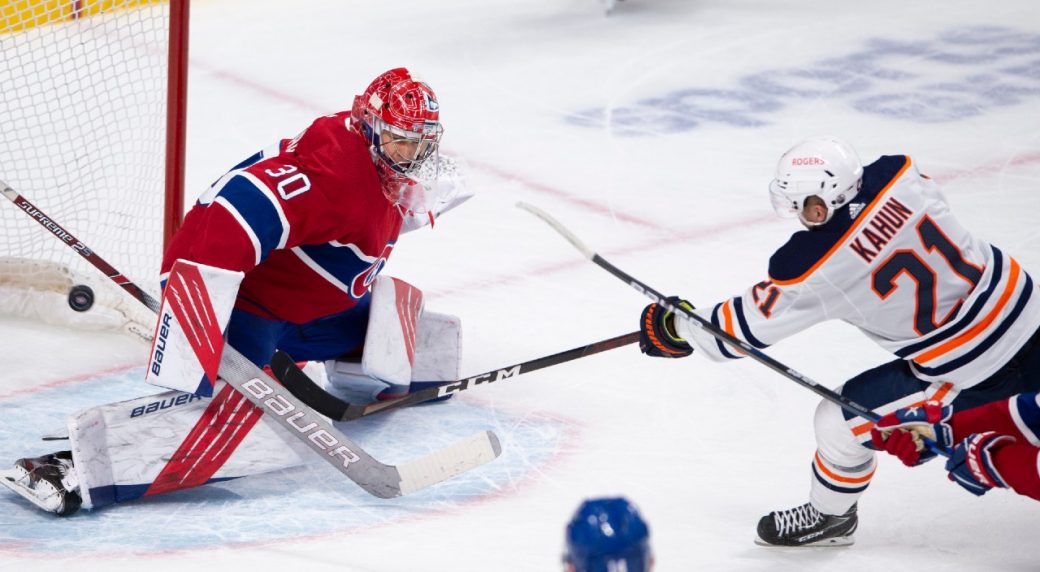 Oilers edge Canadiens with Dominik Kahun's overtime winner