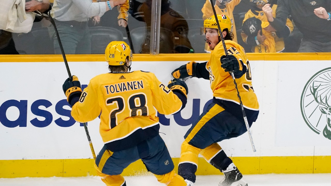 Matt Duchene scores in double overtime, Predators beat Hurricanes ...