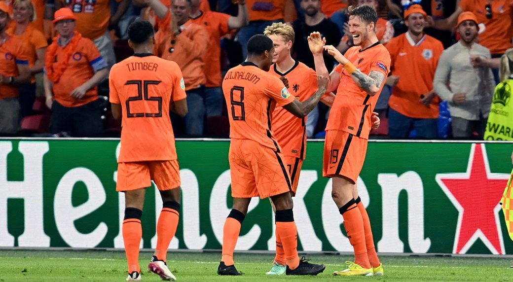 Dumfries rescues Netherlands win over Ukraine at Euro 2020