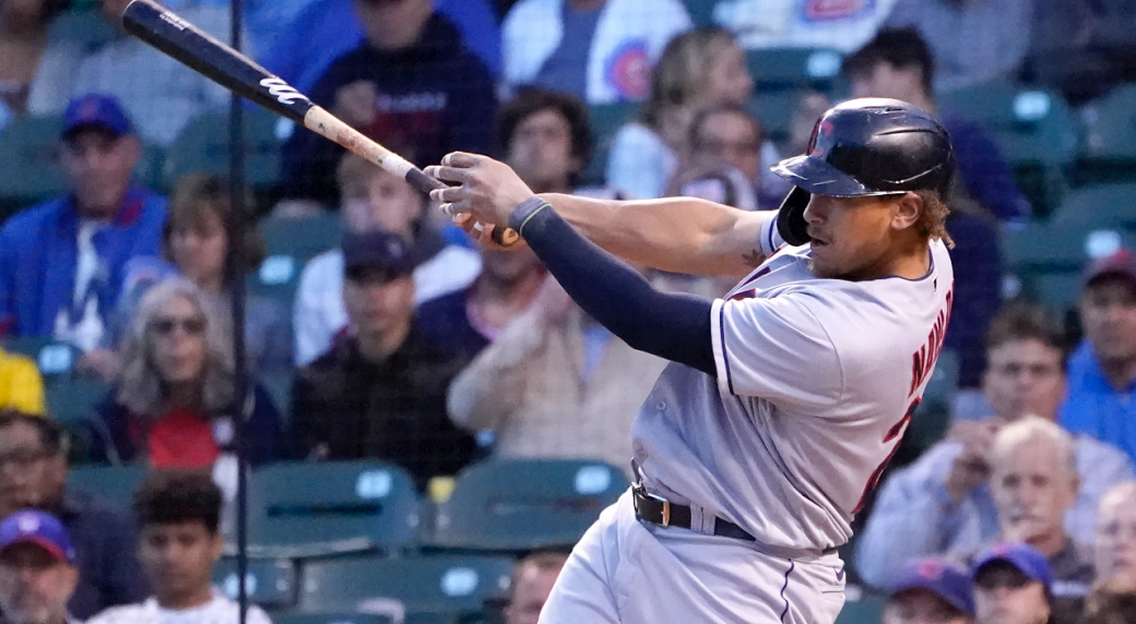 Cleveland outfielder Josh Naylor carted off field after collision