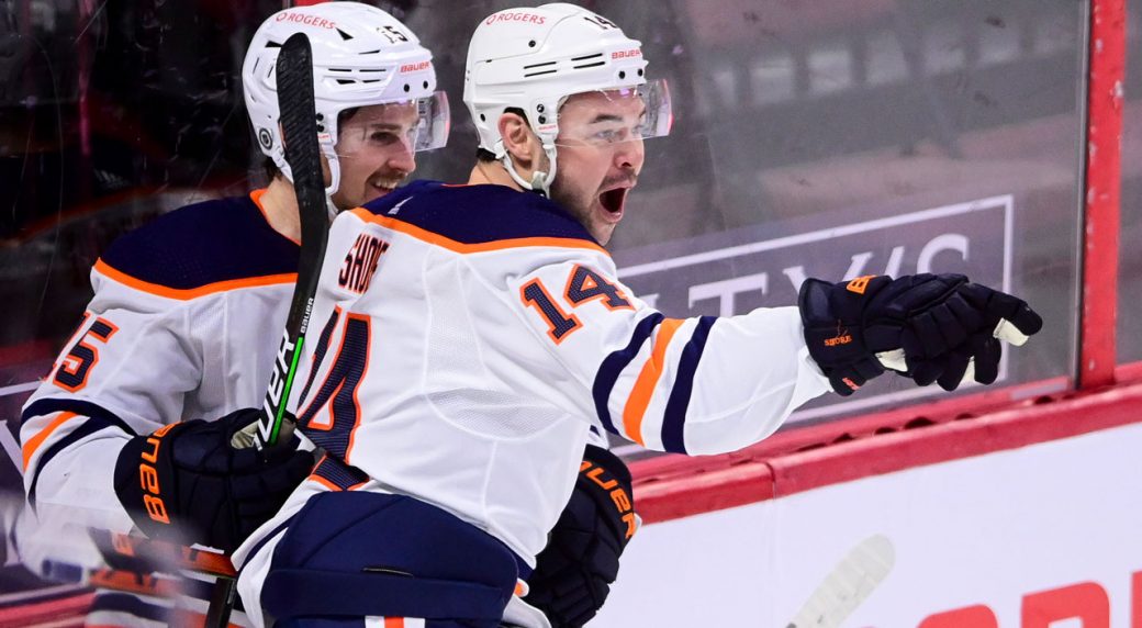 Oilers sign forward Devin Shore to two-year contract extension