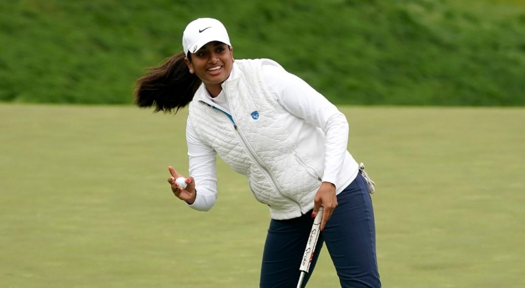 Amateur Megha Ganne in contention at midpoint of US Women's Open