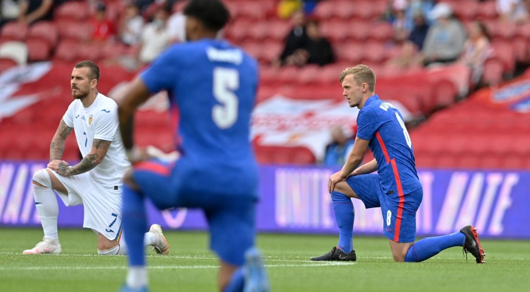 England soccer team again booed by fans for taking a knee