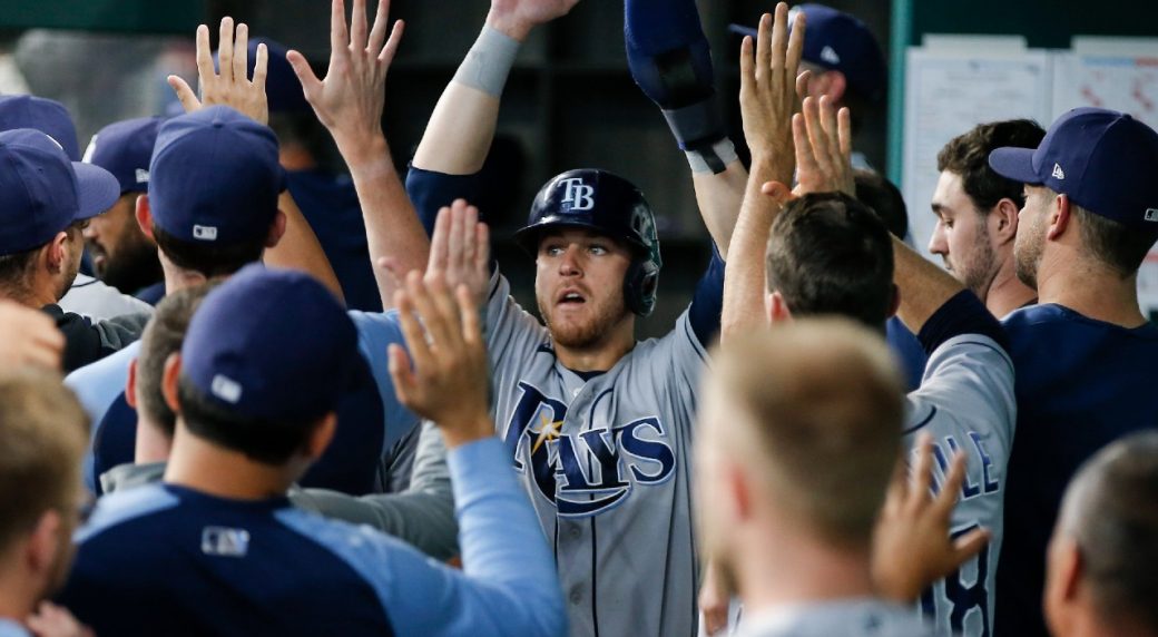 Rookie Taylor Walls sparks late surge as Rays beat Rangers