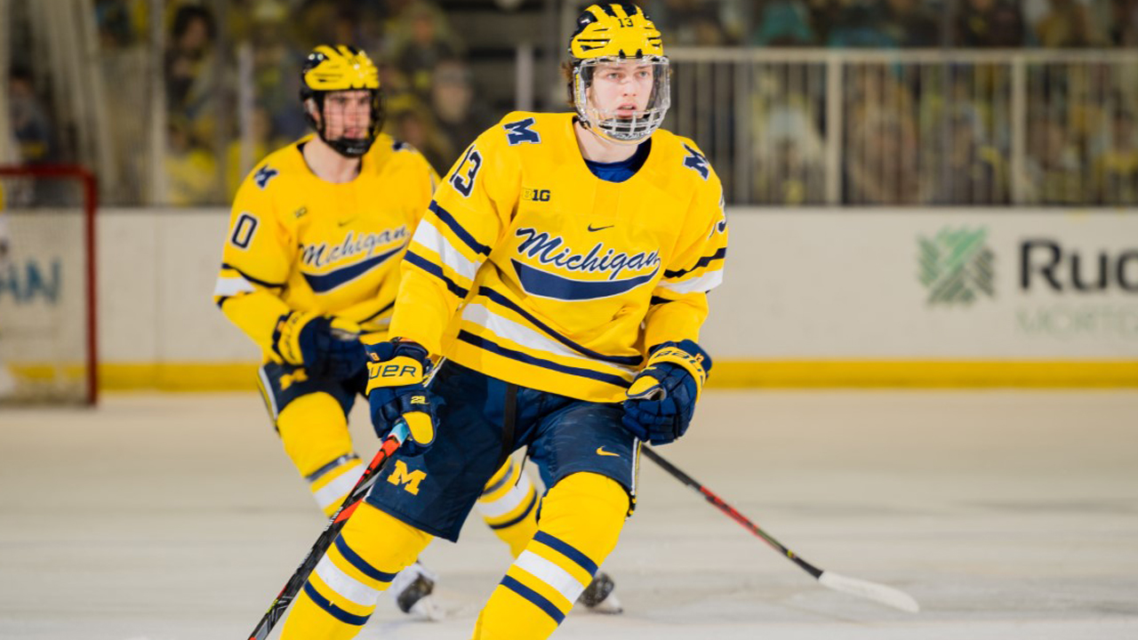 Blue Jackets sign forward Kent Johnson to three-year, entry-level deal ...