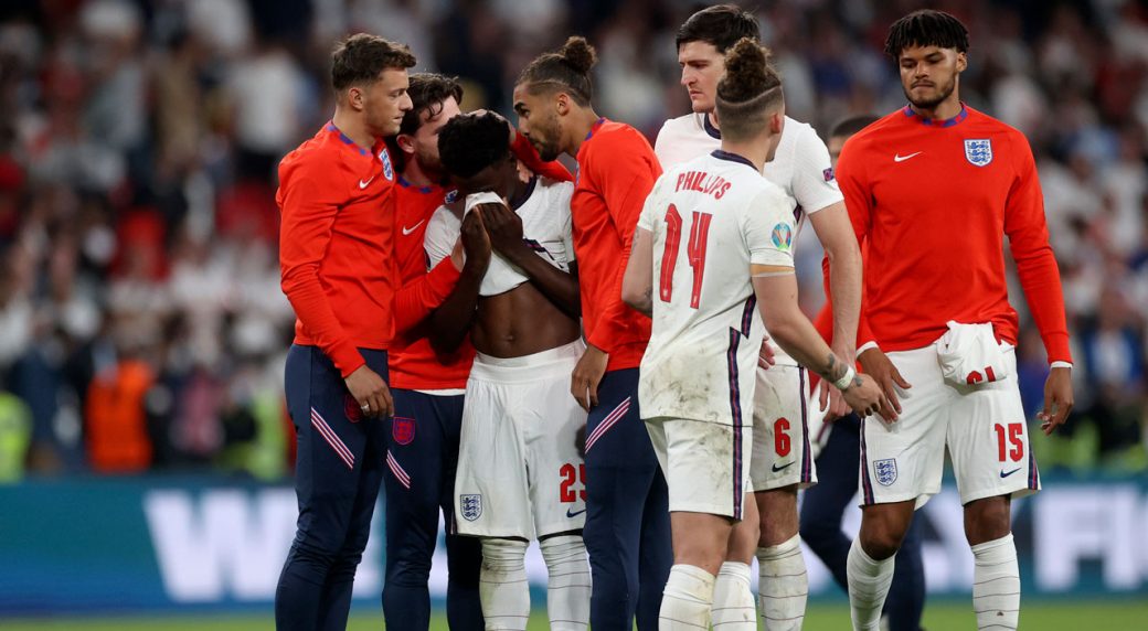 FA condemns racist abuse of England players who missed penalties