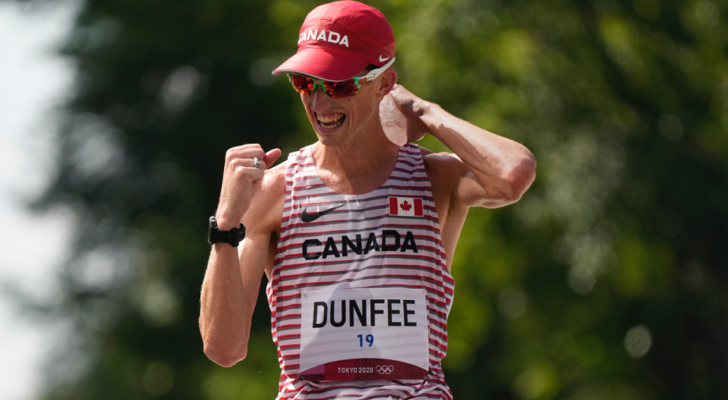 Canada's Evan Dunfee captures bronze in men's 50km race walk