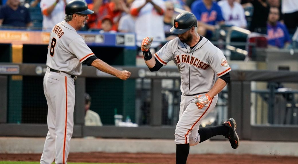Belt honours late grandmother with two home runs as Giants beat Mets