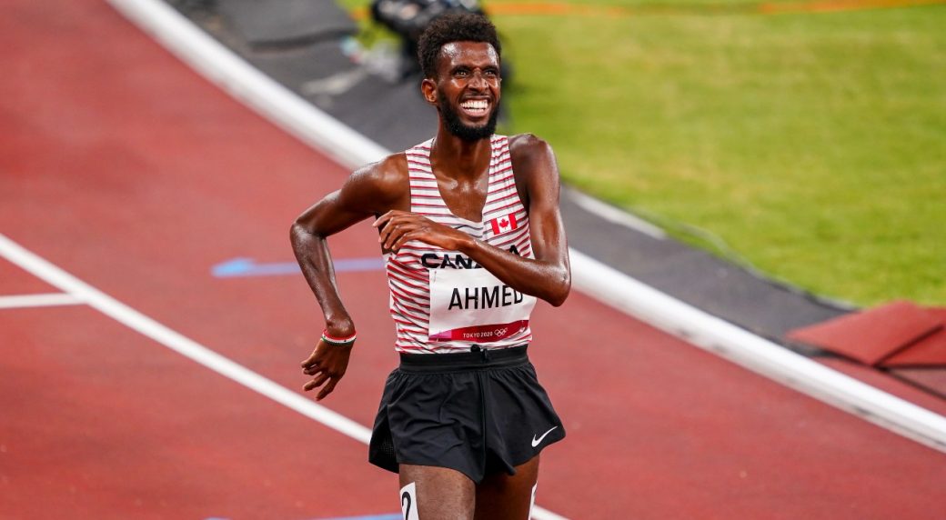 Canada's Mohammed Ahmed wins Olympic silver in men's 5,000-metre race