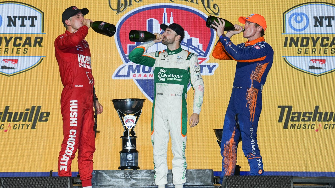 Hinchcliffe scores season-best podium finish in Nashville - Sportsnet.ca