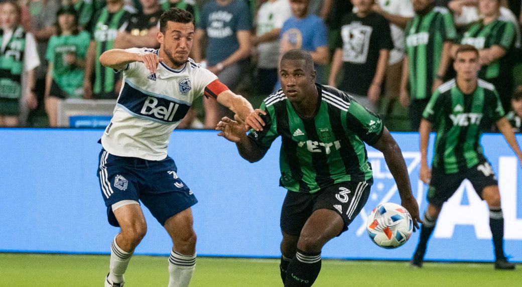 White's sliding finish in 74th sends Whitecaps past Austin