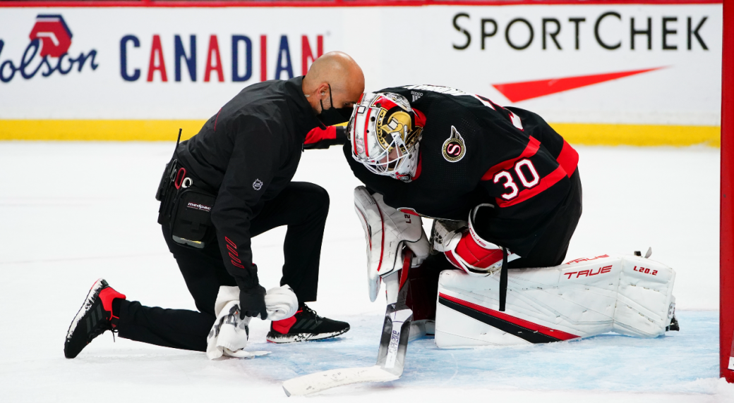 Senators' Matt Murray being placed on IR, Shane Pinto out at least a week