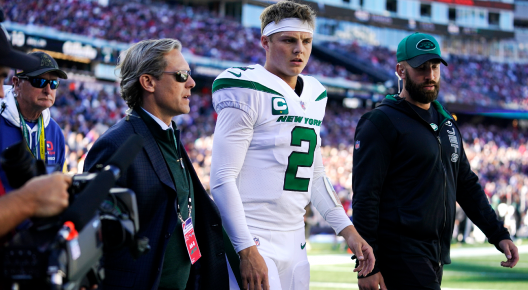 Jets rookie QB Wilson out two to four weeks with sprained PCL