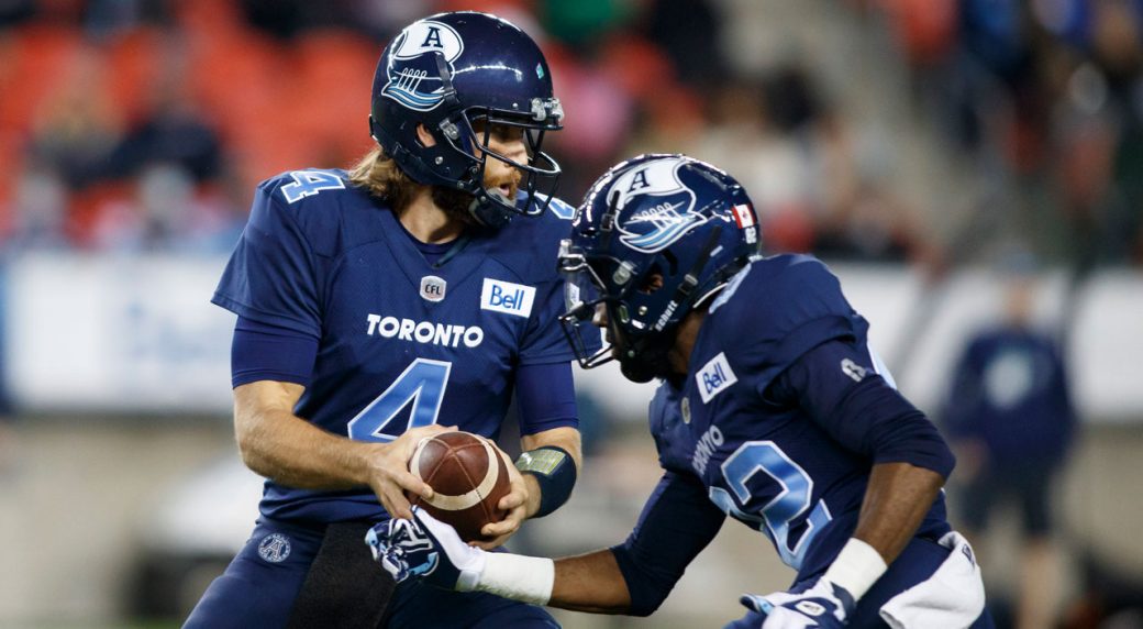 Bethel-Thompson to start at quarterback for Argonauts against Redblacks