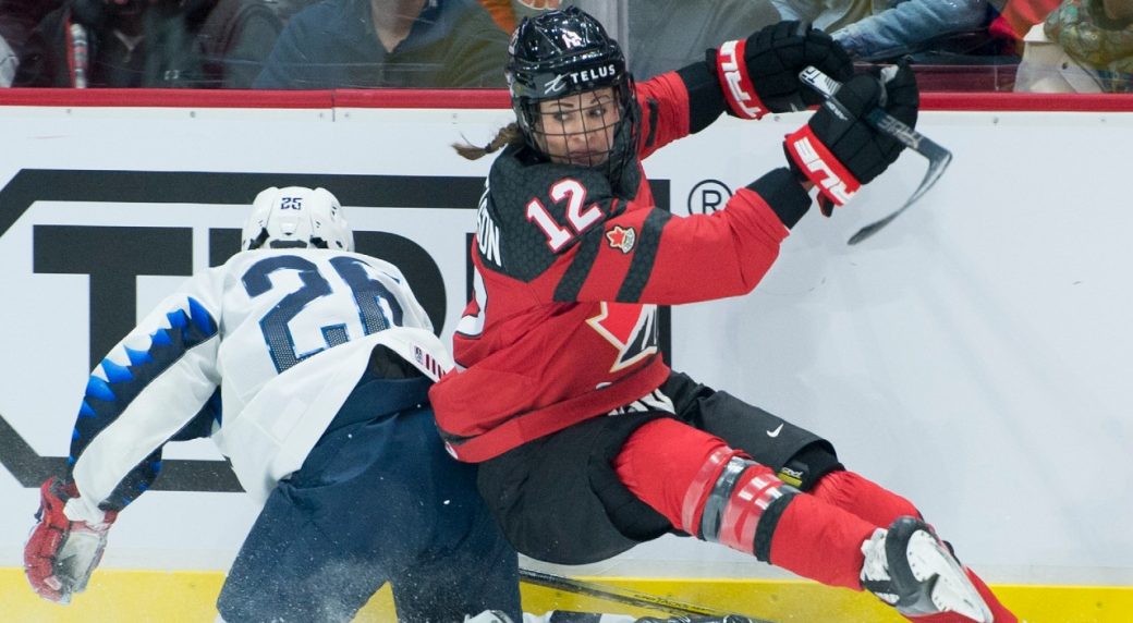 Meaghan Mikkelson's Olympic hockey hopes ride on recovering knee