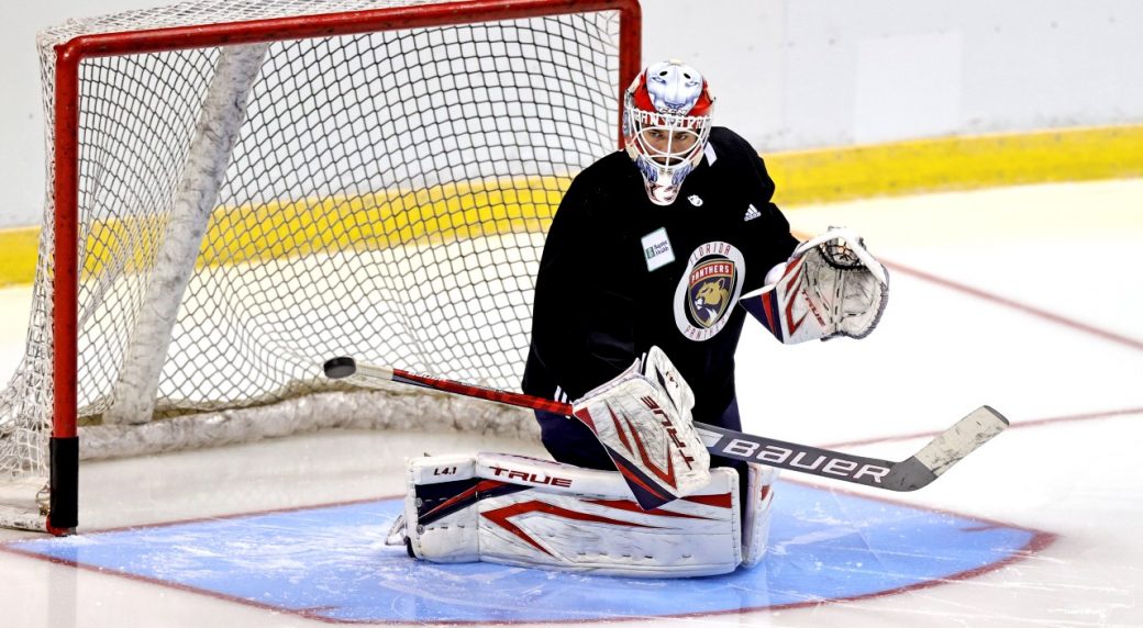 Canadiens claim goaltender Sam Montembault off waivers from Panthers
